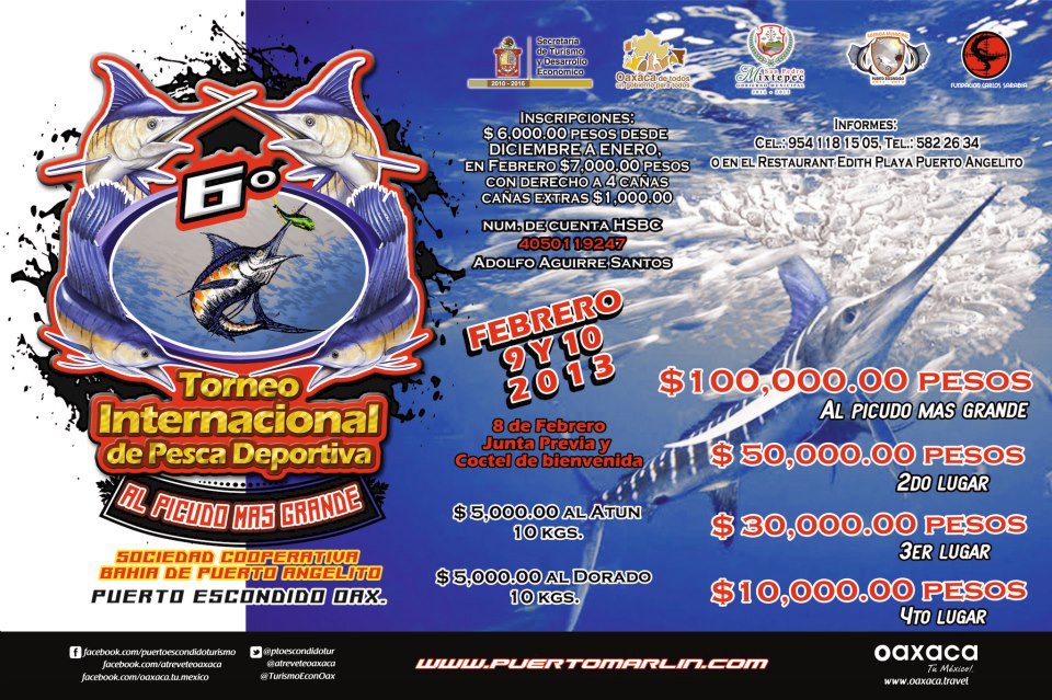 6º Torneo Internacional de Pesca Deportiva, Bahía de Puerto Angelito ...